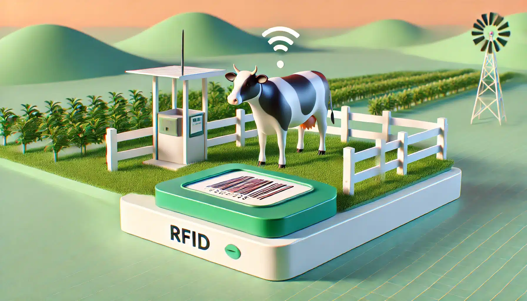 how do rfid tags for cattle work?